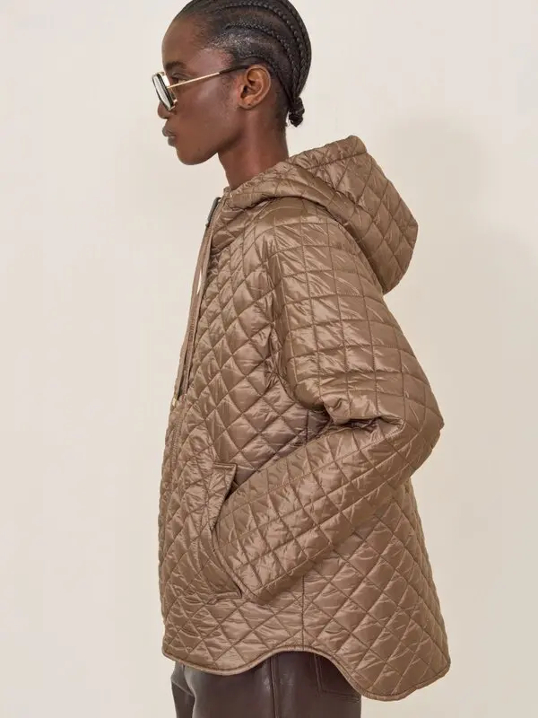 Max Mara Quilted Water-repellent Canvas Padded Jacket