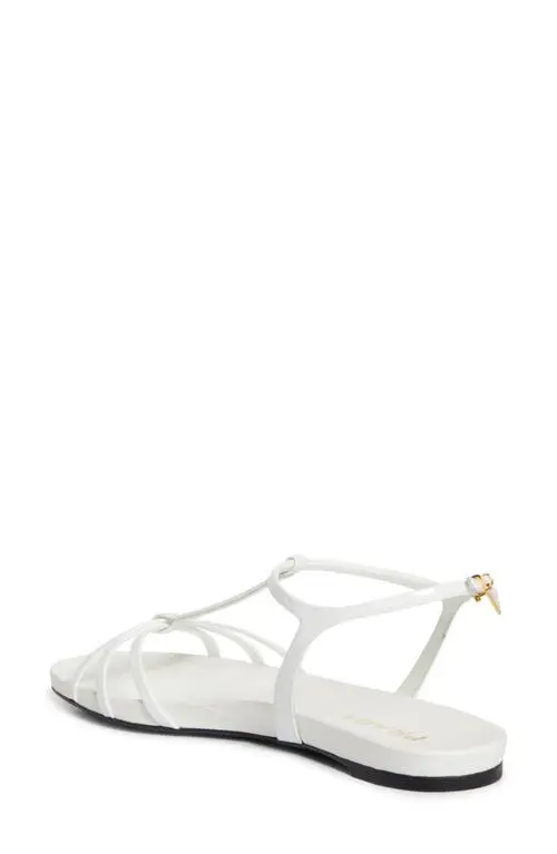 OPEN EDIT Cage Strap Sandal - White
