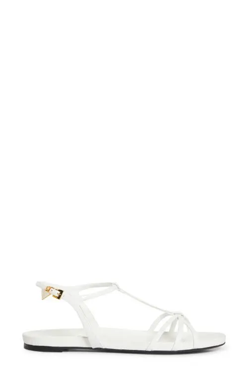 OPEN EDIT Cage Strap Sandal - White