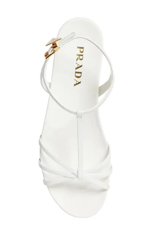 OPEN EDIT Cage Strap Sandal - White