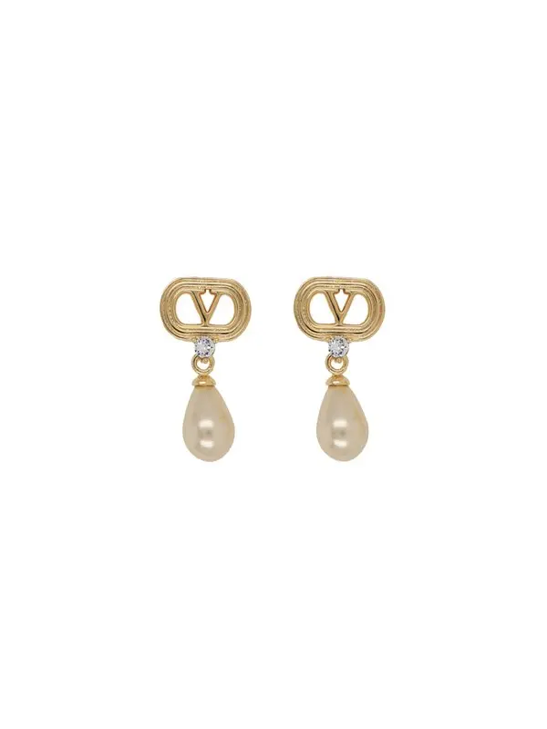 Valentino Garavani Ovalette Earrings - Gold