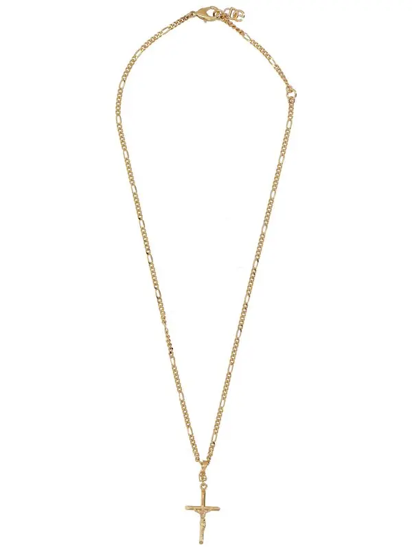 Dolce & Gabbana Crucifix Pendant Necklace - Gold