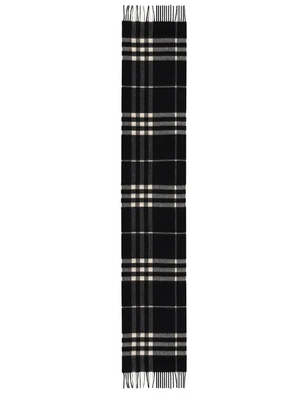 Burberry Check" Scarf - Black