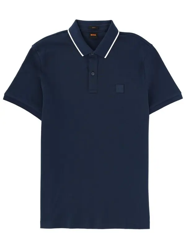 BOSS Polo With Logo - Blue