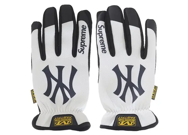 Supreme Mechanix Fastfit Mlb Teams Gloves - White