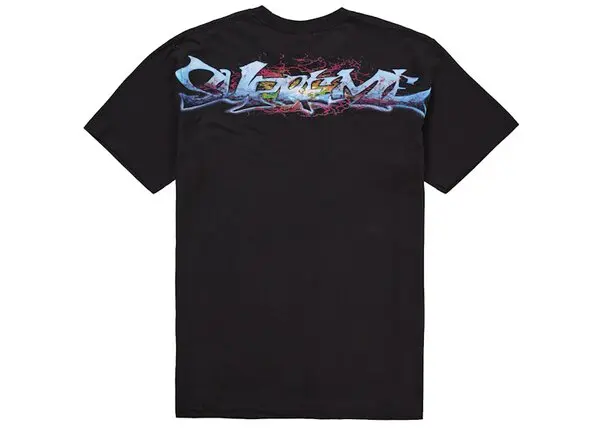 Supreme Tag Tee Shirt - Black