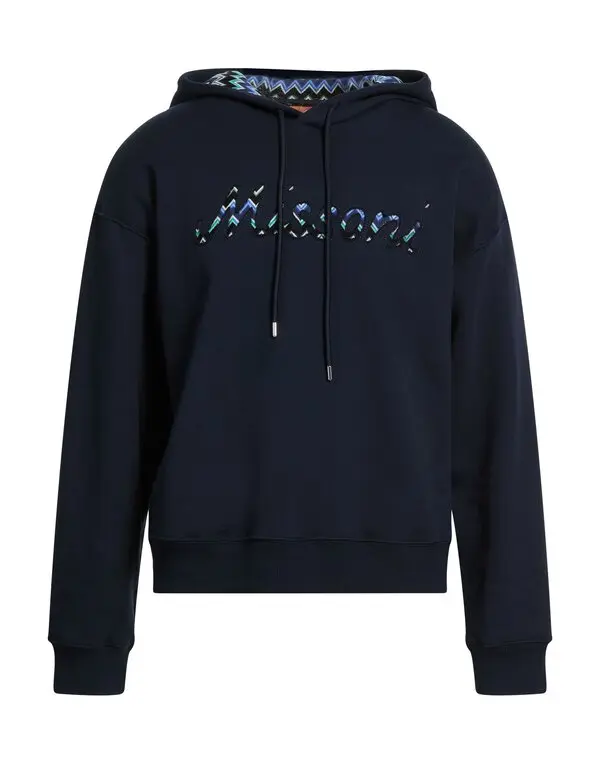 Missoni Cotton French Terry Sweatshirt - Blue