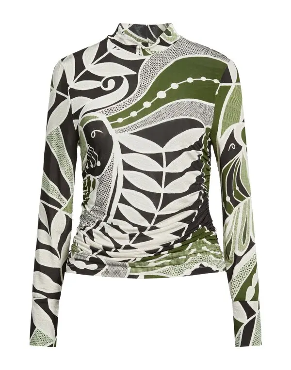 Farm Rio Floral-print Jersey Top