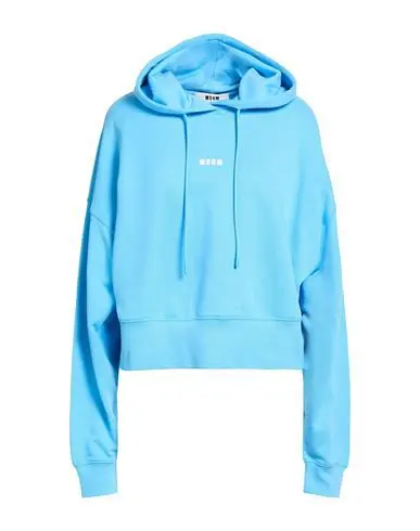 MSGM Cotton French Terry Sweatshirt - Blue
