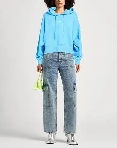 MSGM Cotton French Terry Sweatshirt - Blue