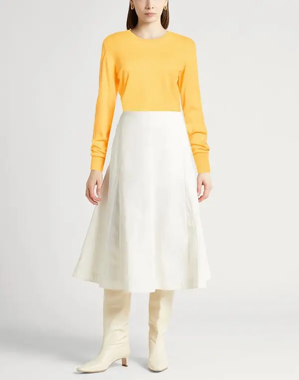 BALLANTYNE Crewneck Lightweight Knit Sweater - Mandarin