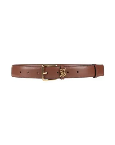 Burberry Calfskin Leather Belt - Brown