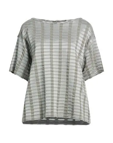 Emporio Armani Jacquard Knit Short Sleeve Top