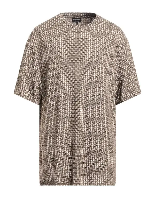 Giorgio Armani Sweatshirt In Viscose And Elastane - Brown