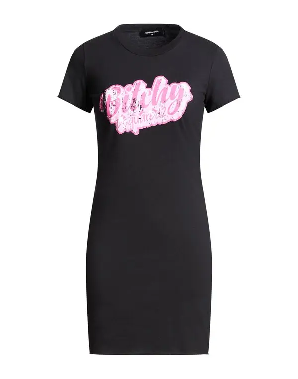 Dsquared2 Cotton Mini T-shirt Dress