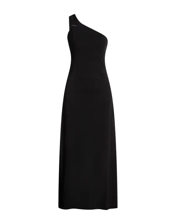 KAOS One-shoulder Maxi Dress With Floral Appliqués