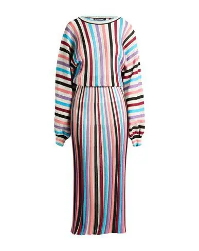 Moschino Striped Maxi Dress - Beige