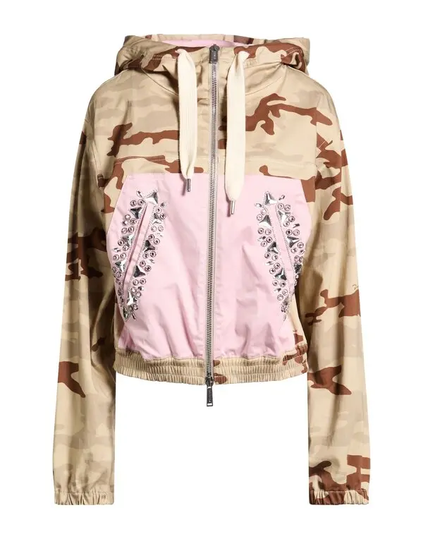 Dsquared2 Cotton Blend Camouflage Jacket