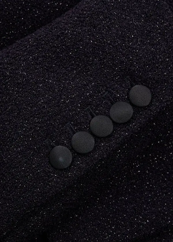 LIBEROWE Metallic Tweed Jacket - Navy