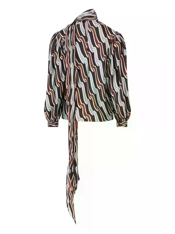 Gucci Printed Silk Blouse