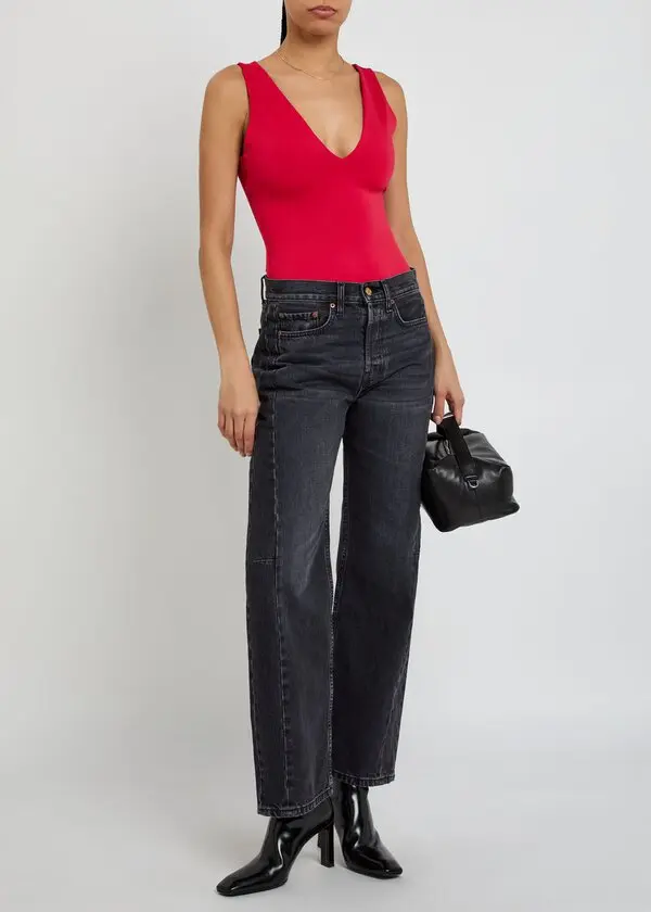 Good American Scuba Stretch-jersey Bodysuit