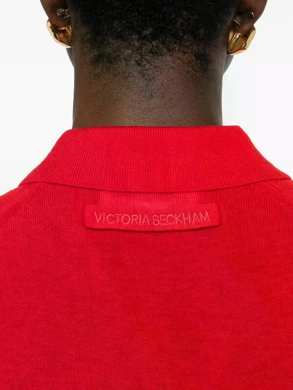 Victoria Beckham Polo Top - Red