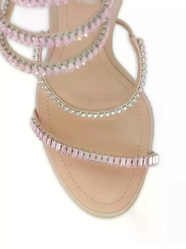 Rene Caovilla Crystal-embellished Spiral Sandals
