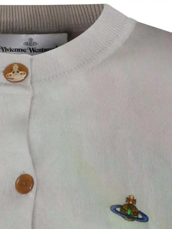 VIVIENNE WESTWOOD Orb Embroidered Button Cardigan