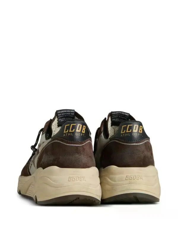 GOLDEN GOOSE Running Sole Suede Sneakers - Brown