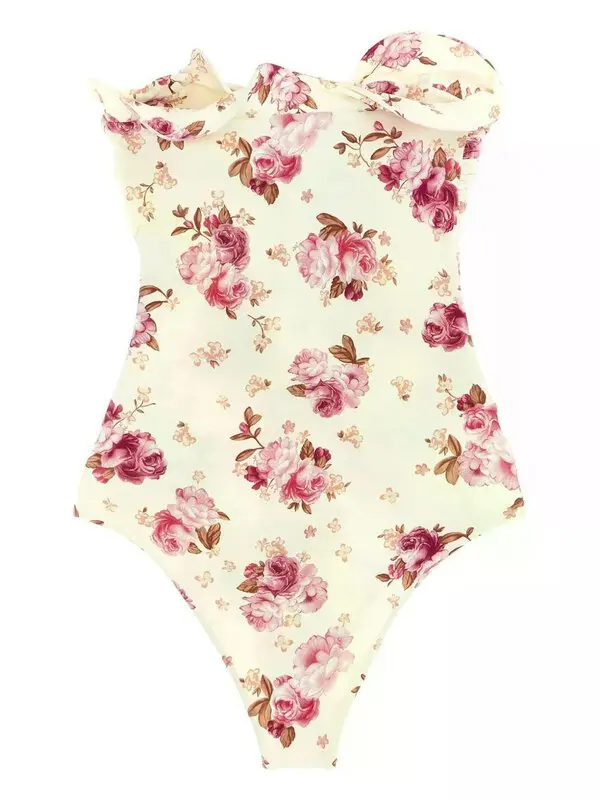 Magda Butrym Floral Print Swimsuit