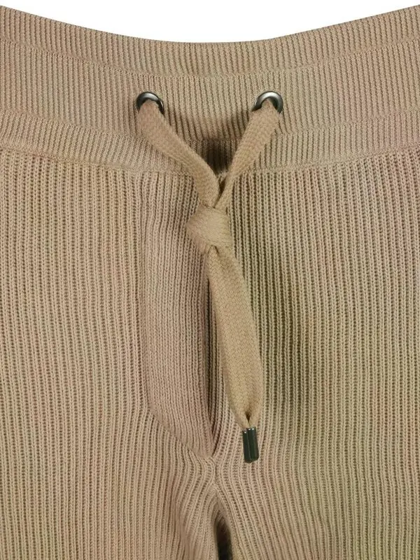 Brunello Cucinelli Ribbed Knit Track Pants