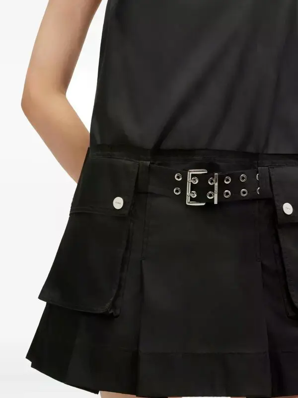 GANNI Belted Mini Dress