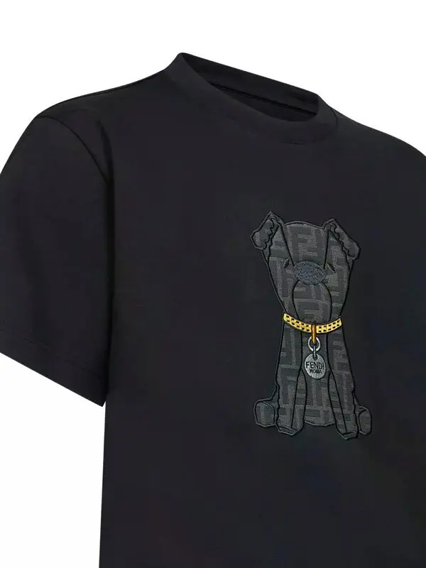Fendi Jacquard Patch T-shirt