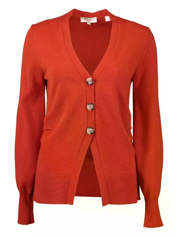 Veronica Beard Lamotte Buttoned V-neck Cardigan