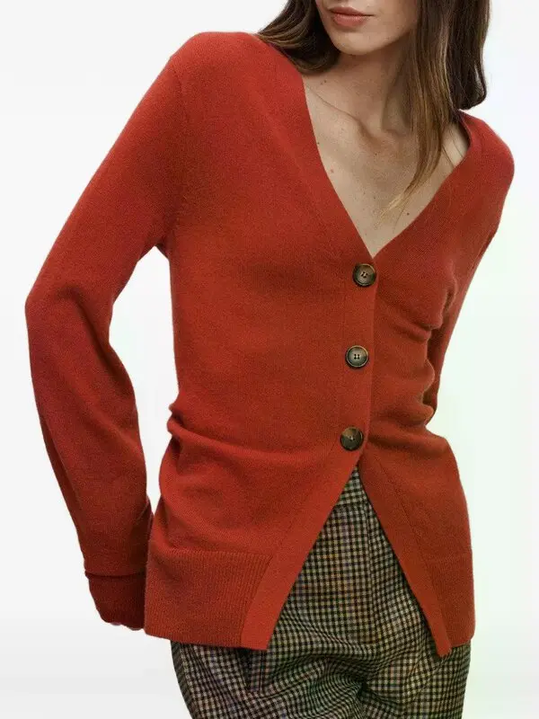 Veronica Beard Lamotte Buttoned V-neck Cardigan