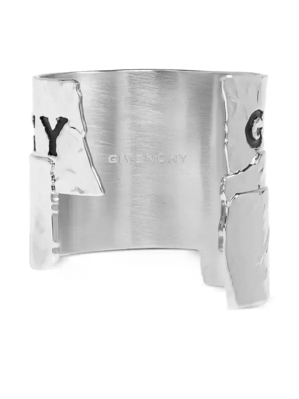 Givenchy Tape Engraved Cuff Bracelet