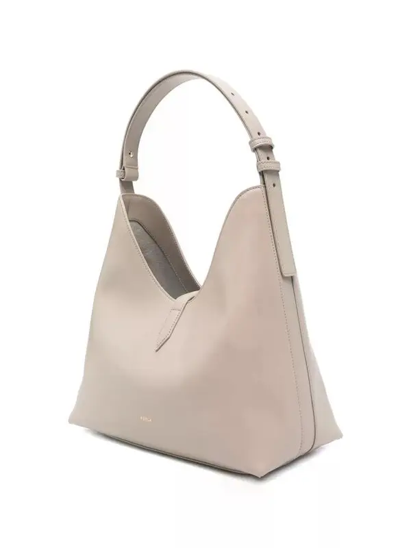 Furla Goccia Leather Shoulder Bag - Neutrals