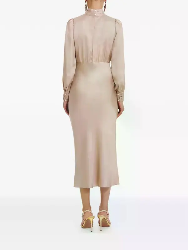 FRAMBOISE Jacob High-neck Midi Dress