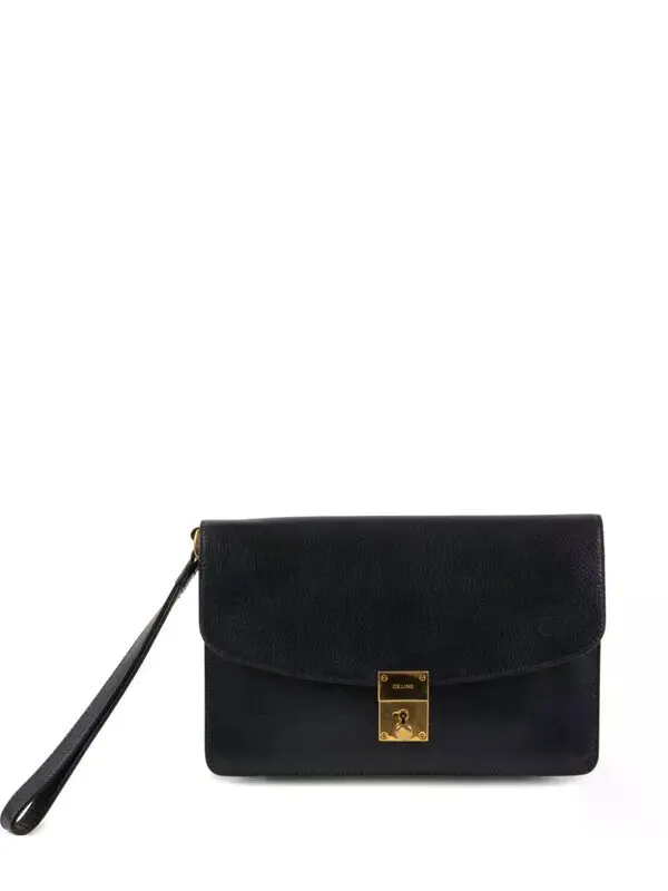 Celine 1970s Leather Clutch Bag