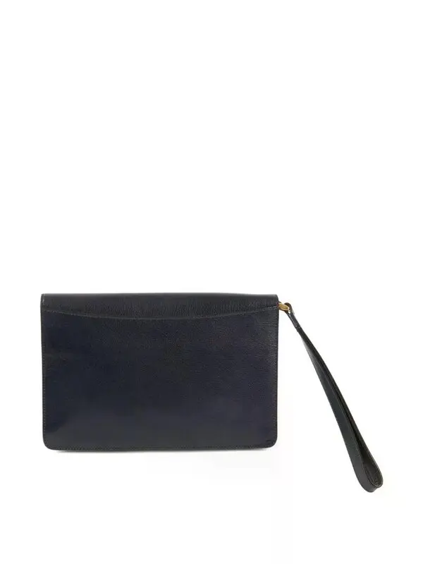Celine 1970s Leather Clutch Bag
