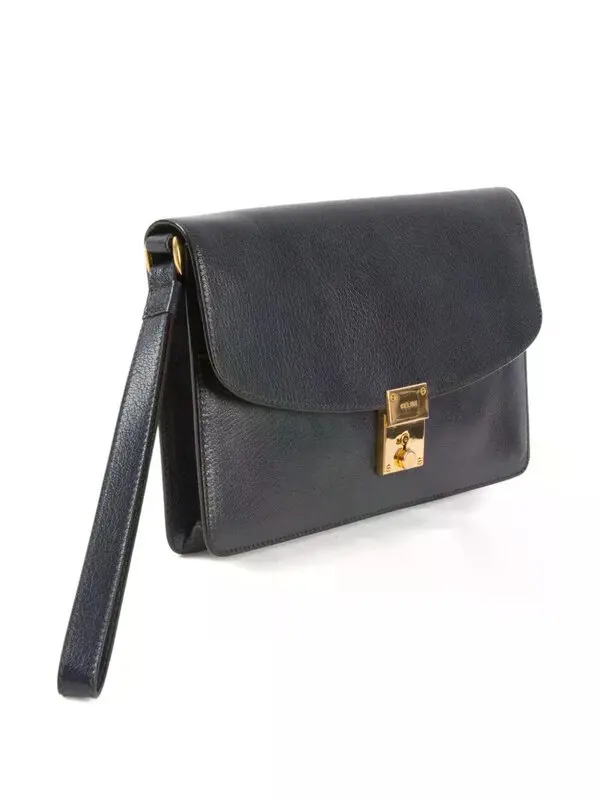 Celine 1970s Leather Clutch Bag