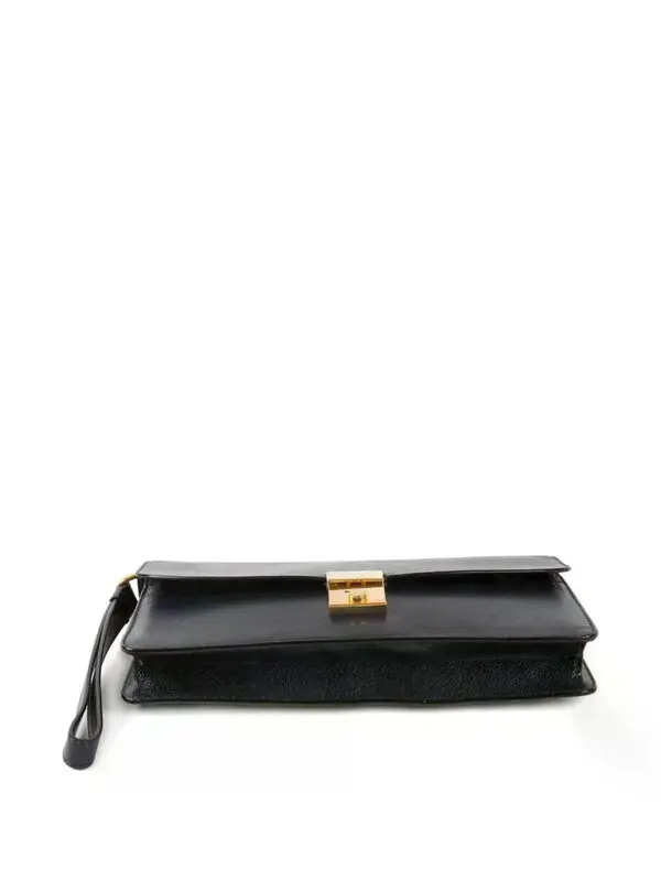 Celine 1970s Leather Clutch Bag
