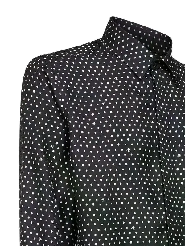 Fendi Button Dots Print Shirt