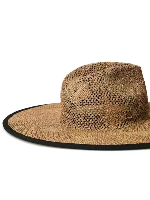 TWINSET Woven Fedora Hat
