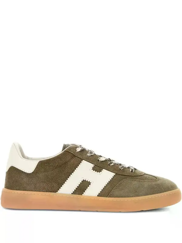 Hogan Logo-appliqué Sneakers - Green