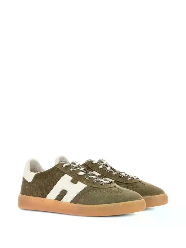 Hogan Logo-appliqué Sneakers - Green