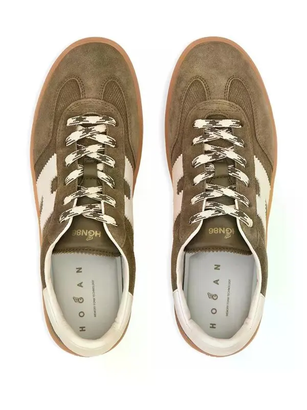 Hogan Logo-appliqué Sneakers - Green