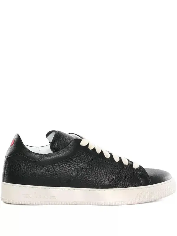 Kiton Pebbled Leather Trainers