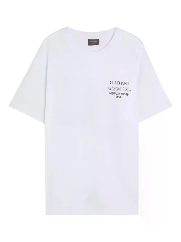 CLUB 1984 Logo-print T-shirt - White