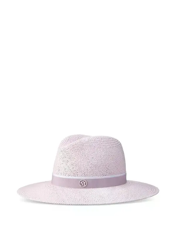 MAISON MICHEL Zango Straw Hat - Pink